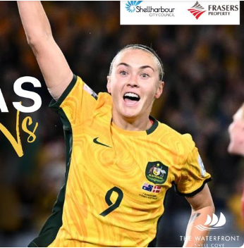 Matildas V's Sweden on the Big Screen at The Waterfront Shell Cove ...