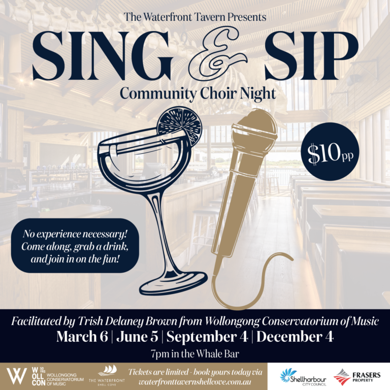 The Waterfront Tavern Presents: Sing & Sip - Visit Shellharbour