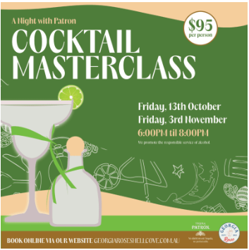 Cocktail Master Class at Georgia Rose - Visit Shellharbour