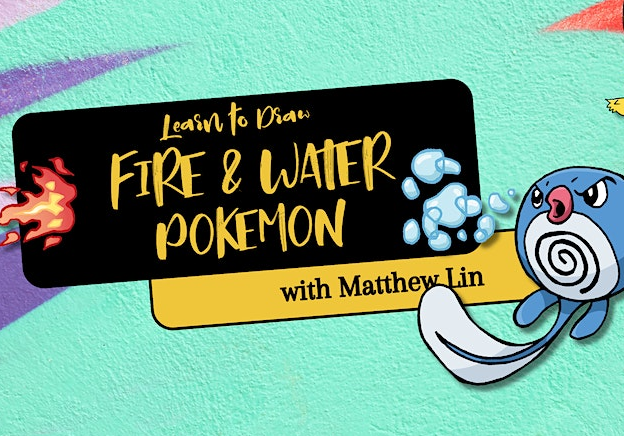 Fire and Water Pokemon Drawing Workshop at Shellharbour Civic Centre ...