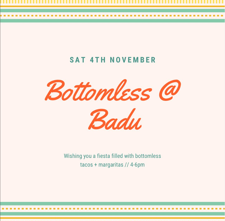 Bottomless @ Badu - Visit Shellharbour