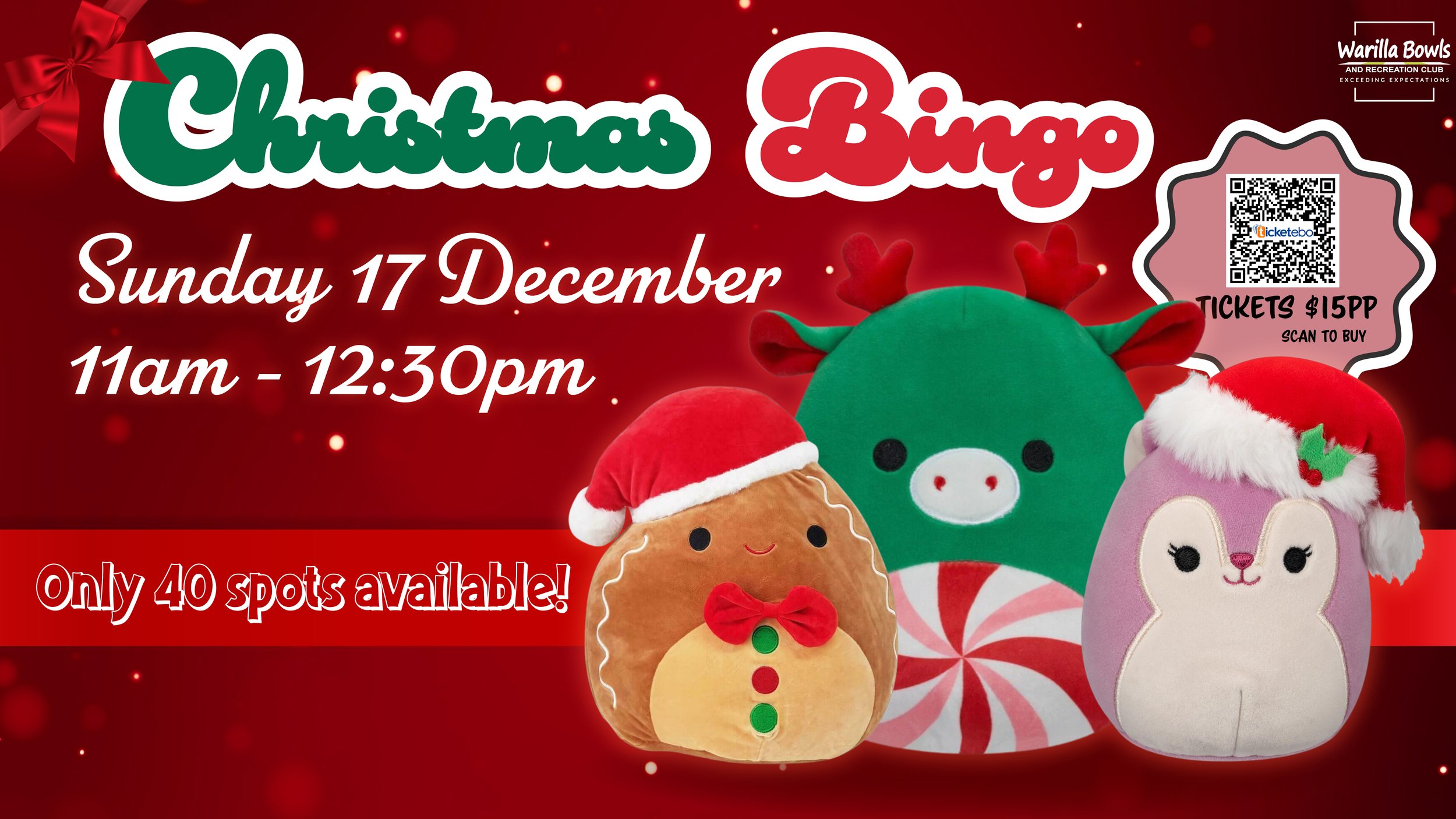 Christmas Bingo at Warilla Bowls and Recreation Club - Visit Shellharbour