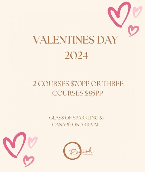 Valentines Day at Relish on Addison - Visit Shellharbour