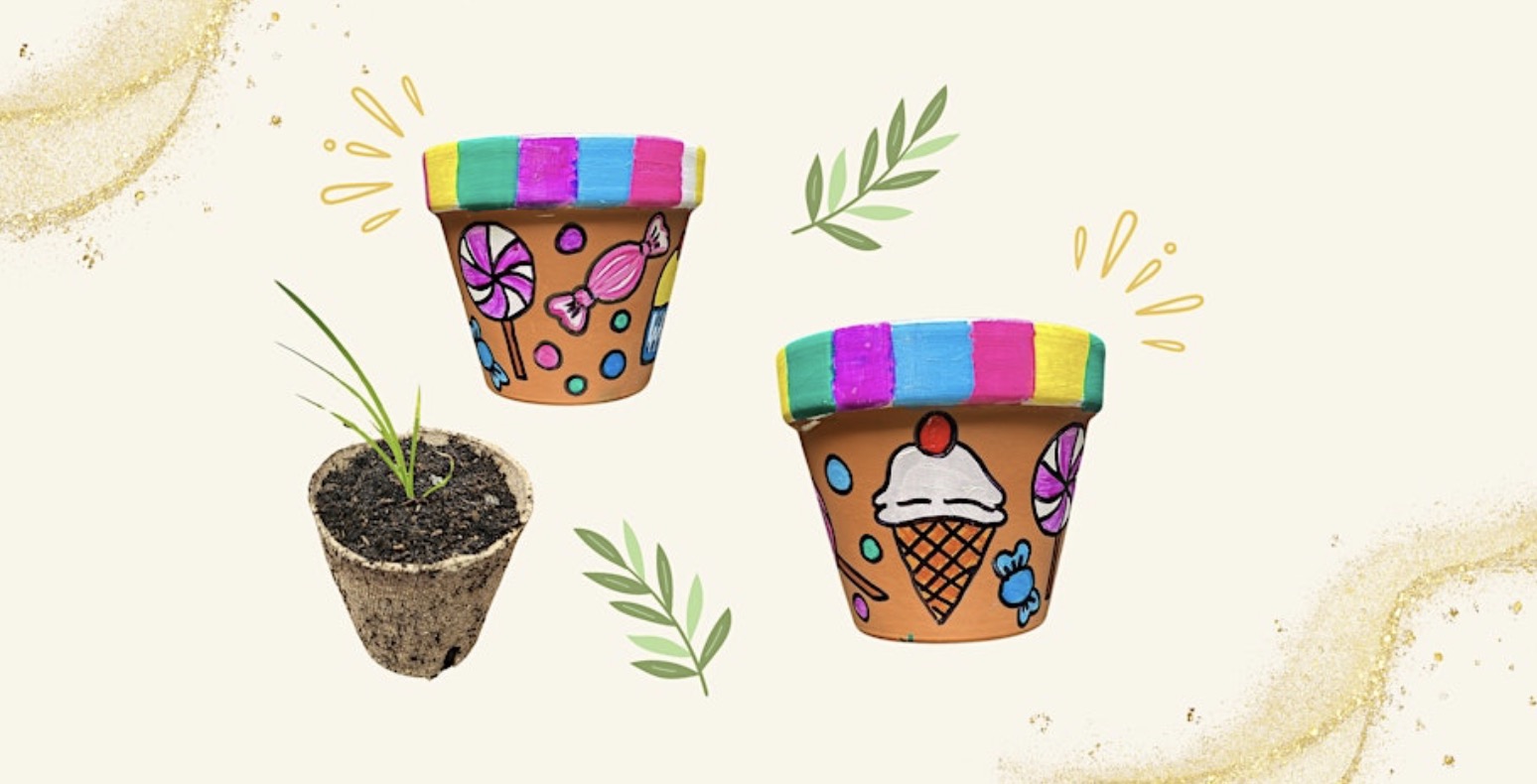 Lollypop Pot Painting at Oak Flats Library - Visit Shellharbour