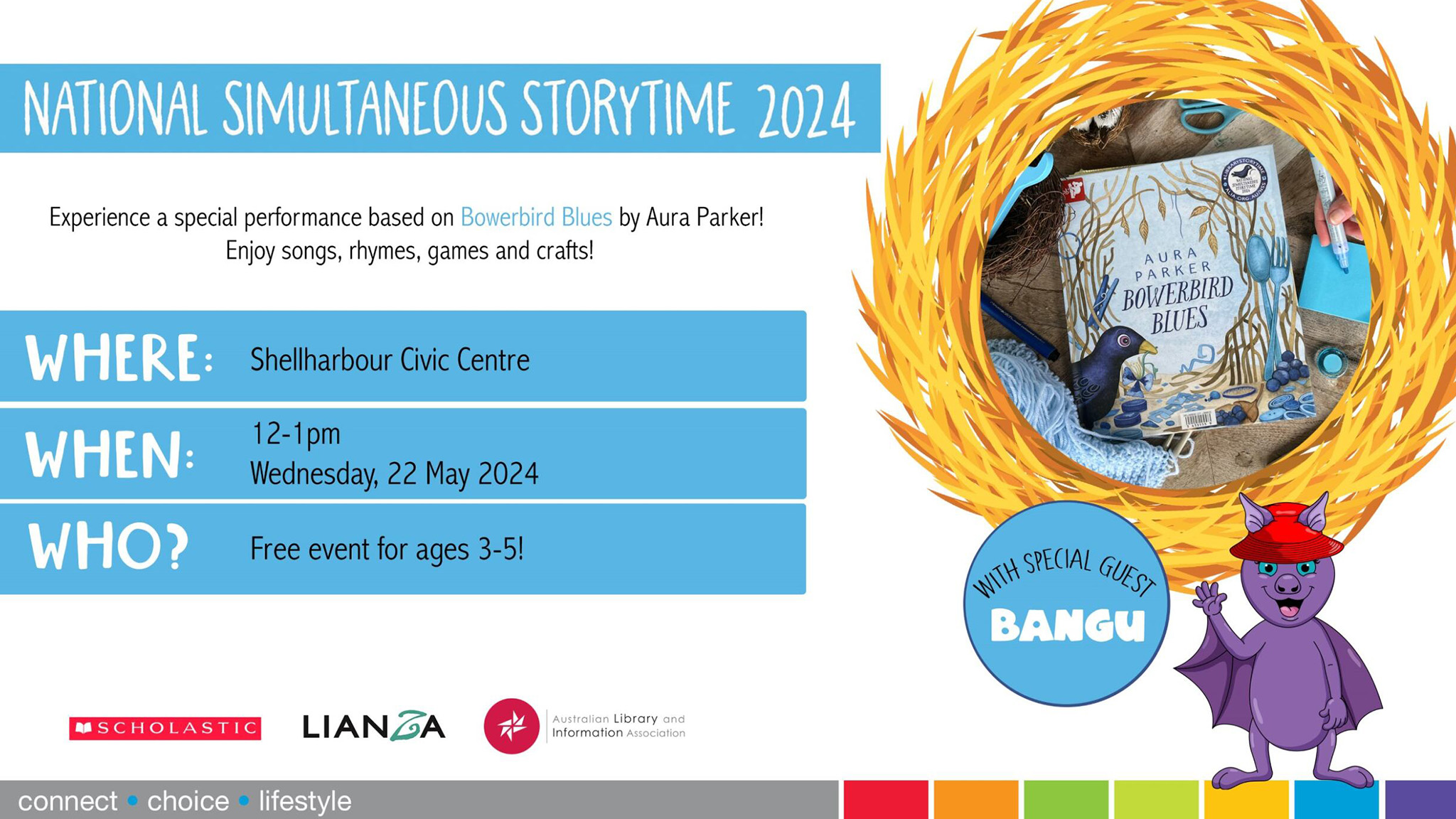 National Simultaneous Story Time at Shellharbour Library - Visit ...