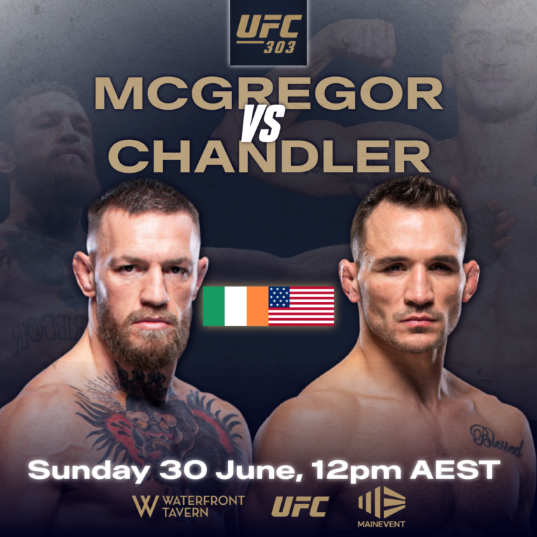 McGregor V's Chandler at The Waterfront Tavern - Visit Shellharbour