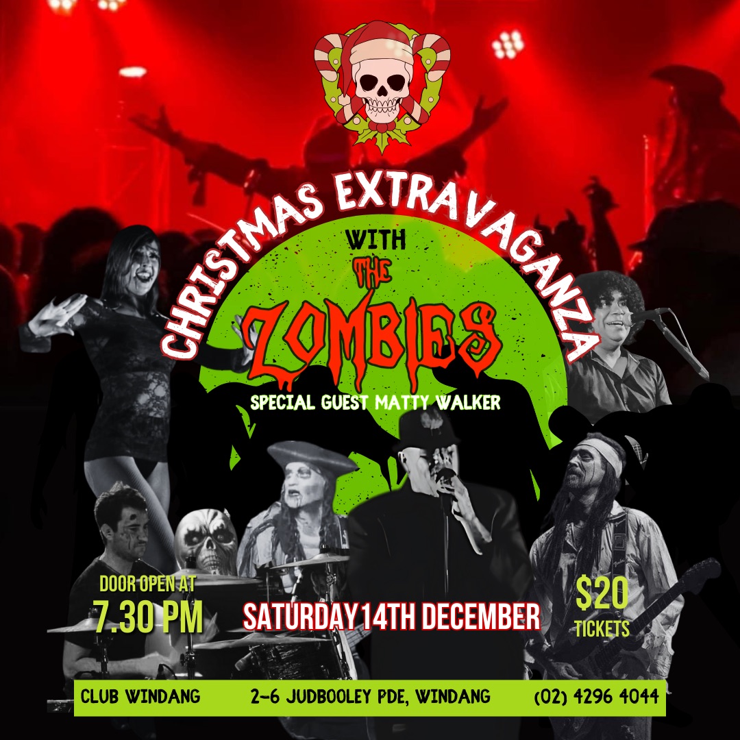 Christmas Extravaganza with the Zombies at Club Windang - Visit ...